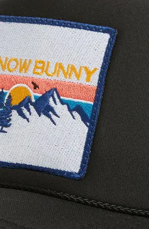 FRIDAY FEELIN’ Snow Bunny Patch Trucker Hat