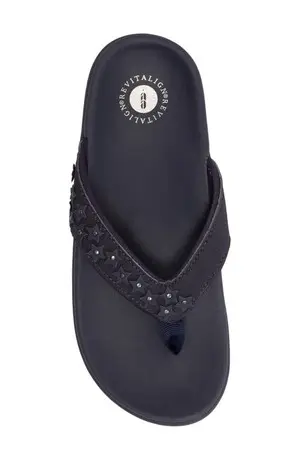 REVITALIGN Yumi Bvi Flip Flop - Navy