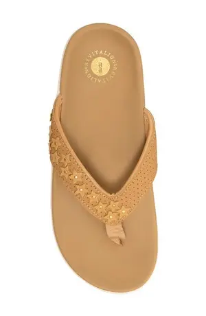 REVITALIGN Yumi Bvi Flip Flop - Tan