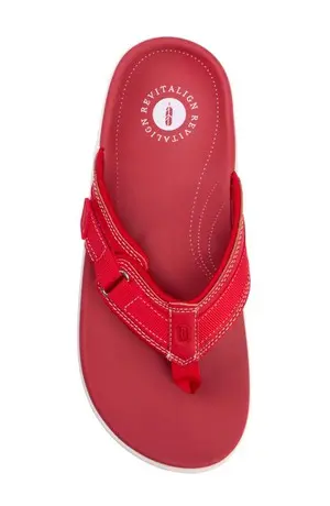 REVITALIGN Yumi Northfork Flip Flop - Samba Red