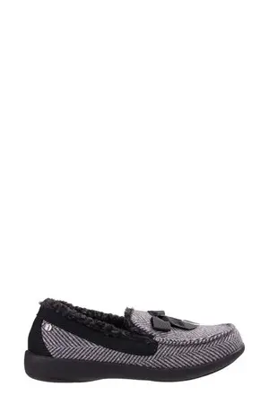 REVITALIGN Trillium Faux Fur Lined Slipper - Black