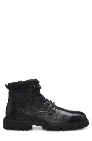BOSS Julio Lugged Moc Toe Leather Boots