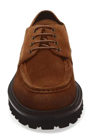 BOSS Julio Lugged Moc Toe Suede Derby