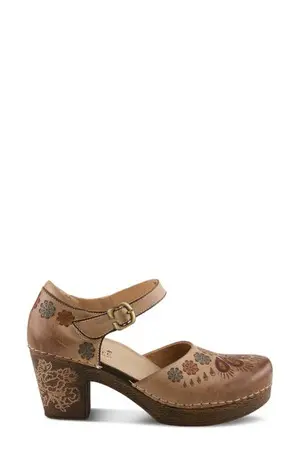 SPRING STEP SHOES Bridgitte Clog - Beige Multi