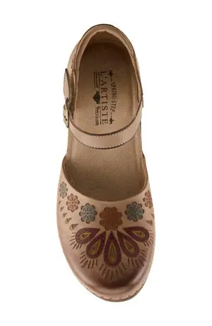 SPRING STEP SHOES Bridgitte Clog - Beige Multi