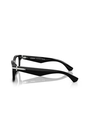 Burberry 53mm Rectangle Optical Glasses - Black