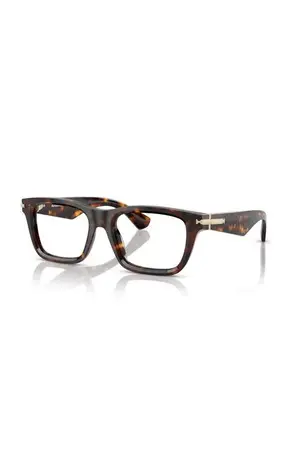 Burberry 53mm Rectangle Optical Glasses - Brown