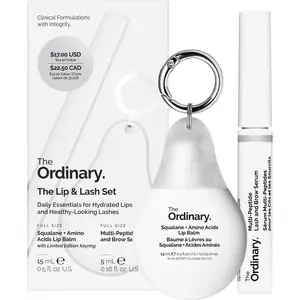THE ORDINARY The Lip & Lash Set $24 Value - No Color