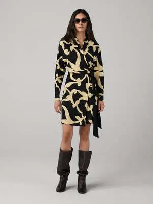 Diane Von Furstenberg Arlo Wrap Mini Dress