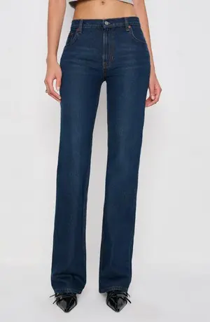 REFORMATION Sharon Mid Rise Bootcut Jeans