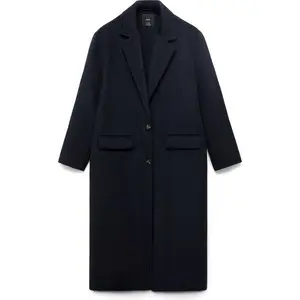 Mango Wool-blend Overcoat