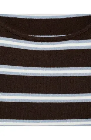 Mango Stripe Jersey Top