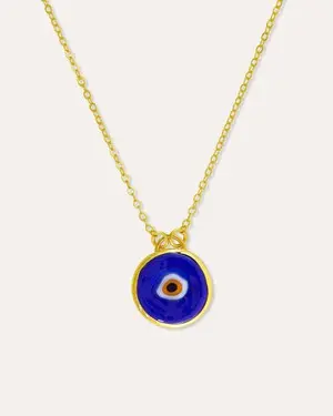 OTTOMAN HANDS Azra Evil Eye Pendant Necklace