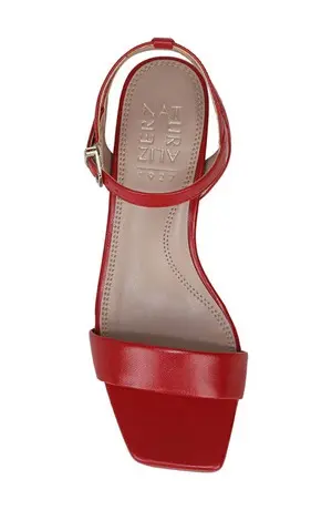 Naturalizer Hana Ankle Strap Sandal - Red
