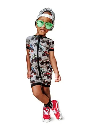 FLETCH Monster Jammies Shorties Romper