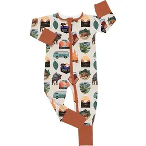 FLETCH Tiny Traveler Snoozer Romper - Multi