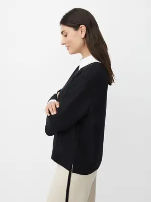 MASAI COPENHAGEN Madarmi 3/4 Sleeve Top - Black