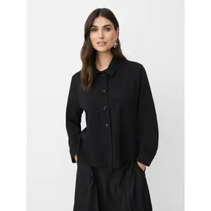 Women's classic collar shirt jackets