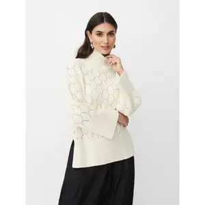MASAI COPENHAGEN Openwork Roll Neck Sweater