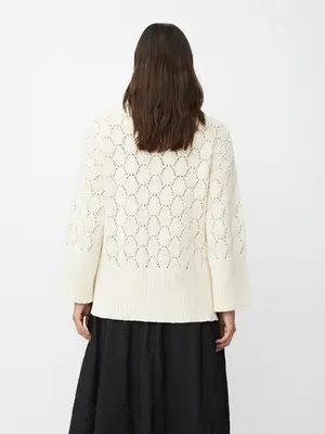 MASAI COPENHAGEN Openwork Roll Neck Sweater