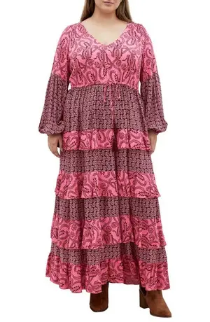 Women's Printed Tiered Day Dresses