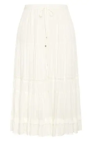City Chic Aurora Tiered Maxi Skirt
