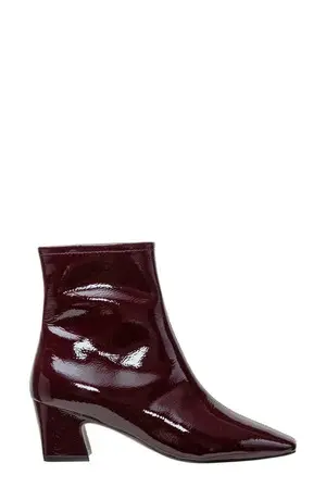 Linea Paolo Wrenly Block Heel Bootie - Dark Cherry