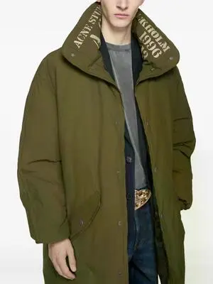 Acne Studios 1996 Logo-print Padded Coat
