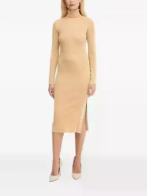 Elisabetta Franchi Roll-neck Long Sleeve Dress