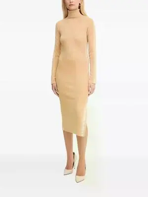 Elisabetta Franchi Roll-neck Long Sleeve Dress
