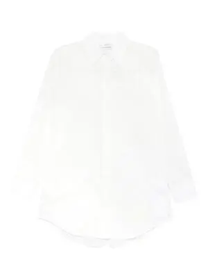 Off-white Curved Hem Tops