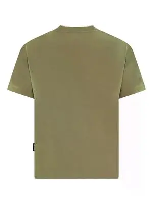 Palm Angels Teddy Bear-print Cotton T-shirt - Green