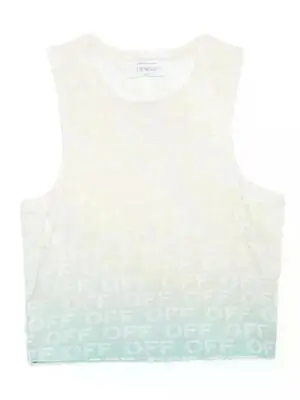 Off-white Printed Camis Tanks For Women