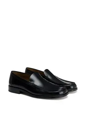LEMAIRE Square-toe Loafers - Black