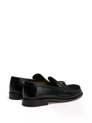 LEMAIRE Square-toe Loafers - Black