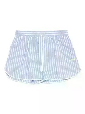 Off-white Striped Shorts For Women