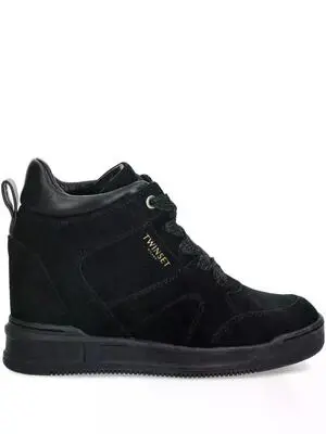 TWINSET Suede High-top Sneakers