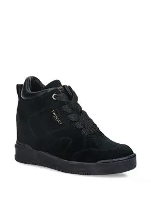 TWINSET Suede High-top Sneakers
