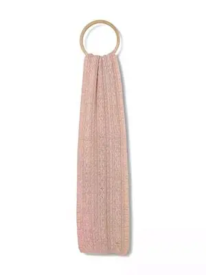 TWINSET Cable-knit Scarf - Pink