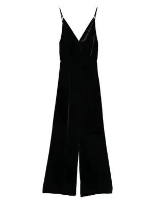 Raquel Diniz V-neck Strap Jumpsuit - Black