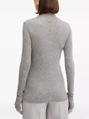 Elisabetta Franchi Buttoned Roll-neck Knitwear