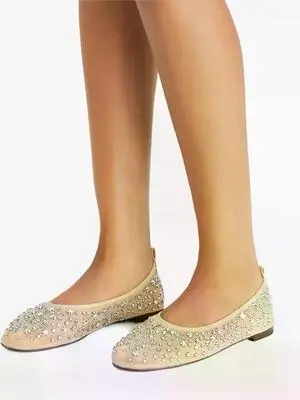 Tory Burch Rhinestone-embellished Ballerina Flats