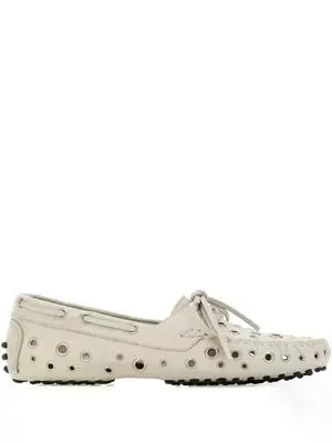 Gimaguas Eyelet Detail Boat Shoes