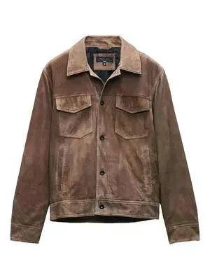 Rag & Bone Suede Jacket - Brown