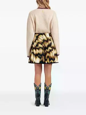 La DoubleJ All-over Print Mini Skirt