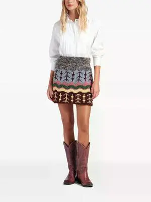 La DoubleJ Chalet Knitted Mini Skirt