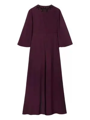 La DoubleJ Sorella Bell-sleeve Maxi Dress - Red