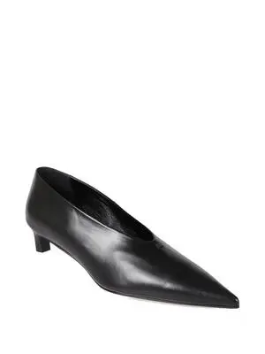 JIL SANDER Pointed-toe Leather Pumps