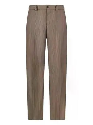 PT TORINO Pinstripe Trousers - Brown