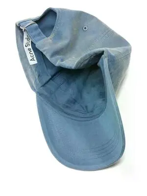 Acne Studios Logo Baseball Cap - Blue